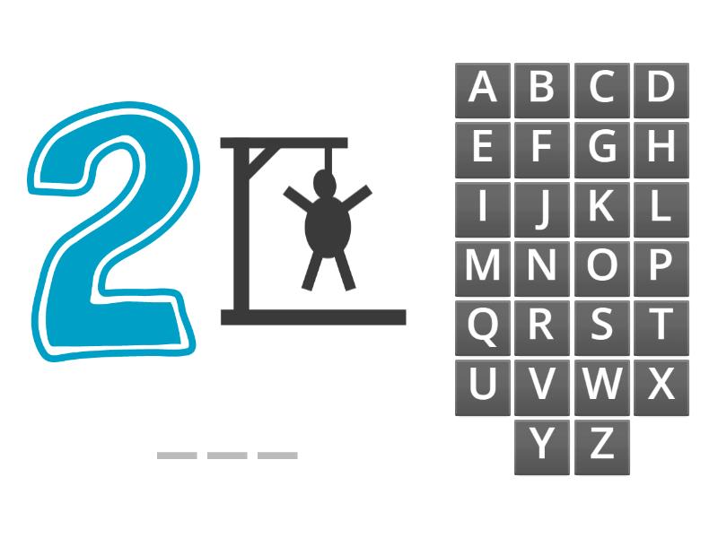 - Number words 1-10 - Hangman
