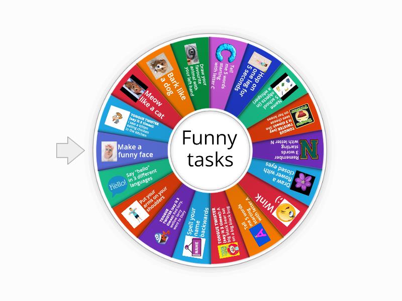 Funny tasks - Elementary - Random wheel