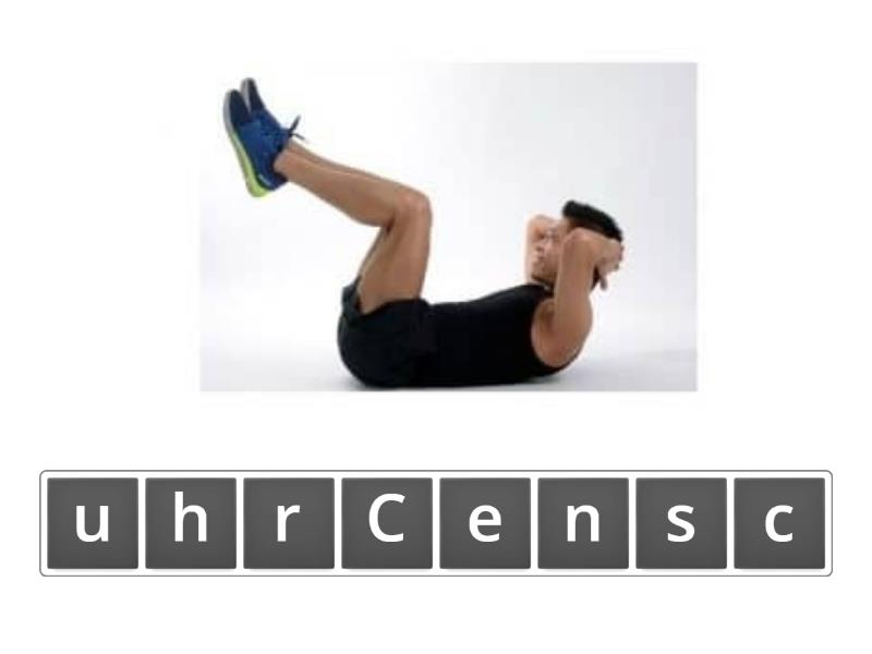 Types of Exercise - Anagrama