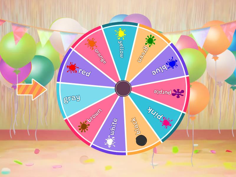 Colors - Spin the wheel
