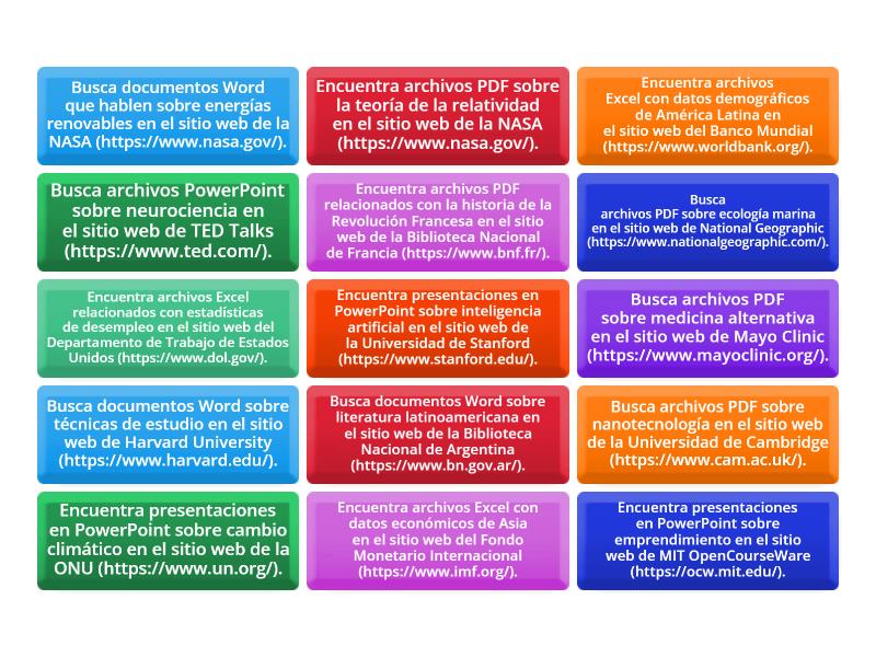 Comandos Site y Filetype - Flip tiles