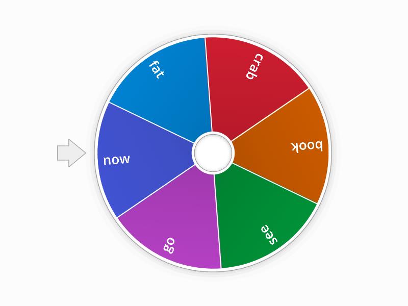 Rhyming Words Activity - Spin the wheel