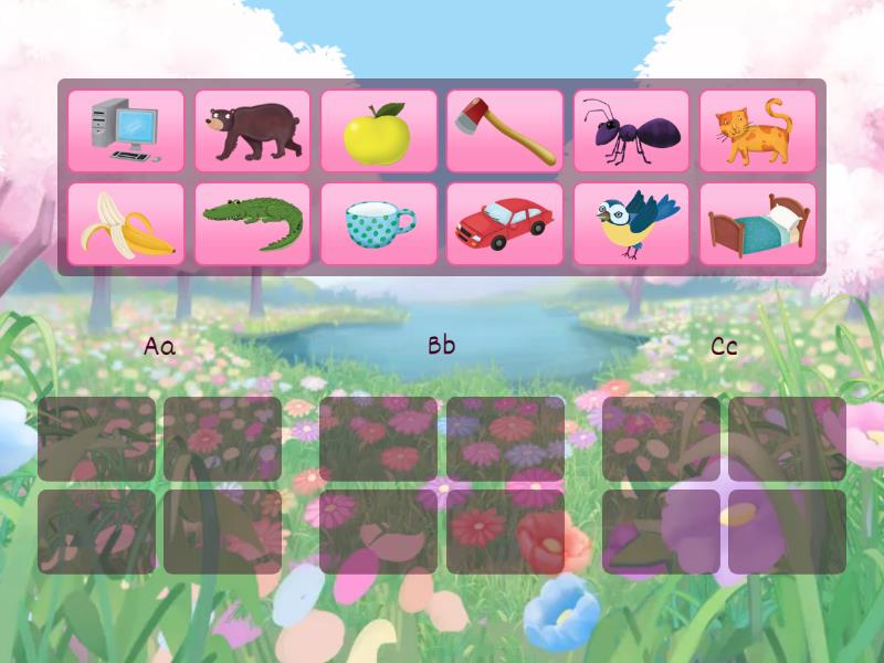 Oxford Phonics World - letters A,B,C - Group sort