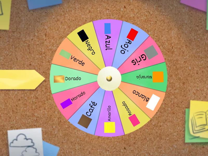 La rueda de los colores - Spin the wheel