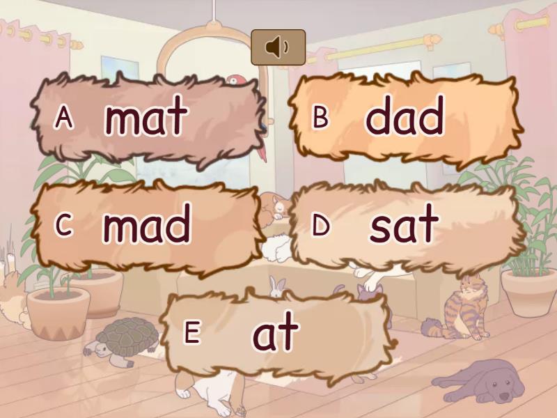 RWI Set 1 Word Time 1.1 (Green Words) - Quiz