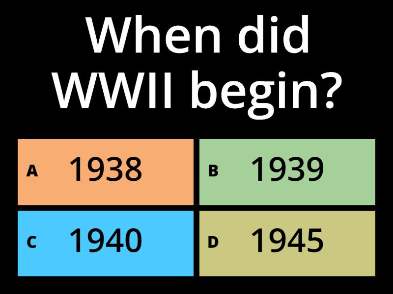 WWII - Quiz