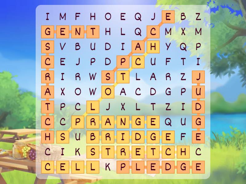 Module 3; Week 2 - Wordsearch