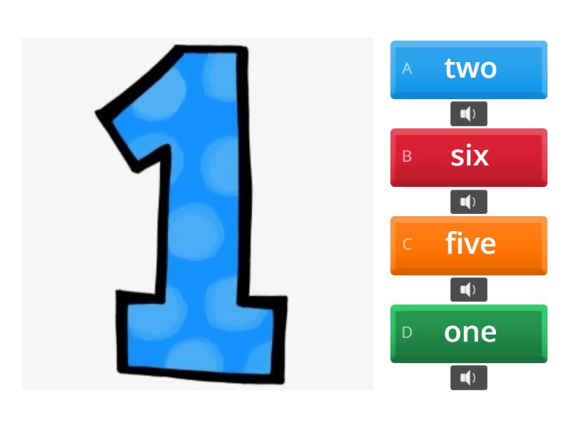 STARTERS-NUMBERS 1-10 - Quiz