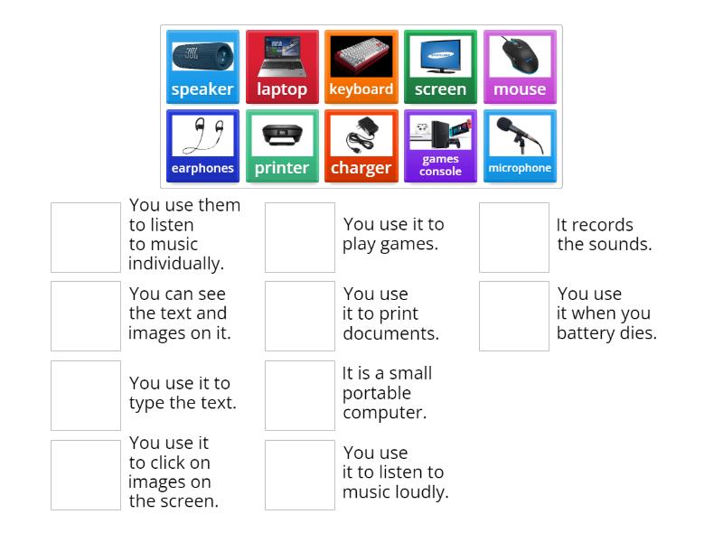 Academy Stars 4 Unit 7 Technology time - Match up
