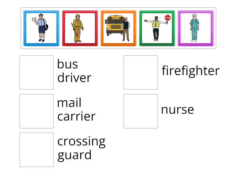 Community helpers - Match up