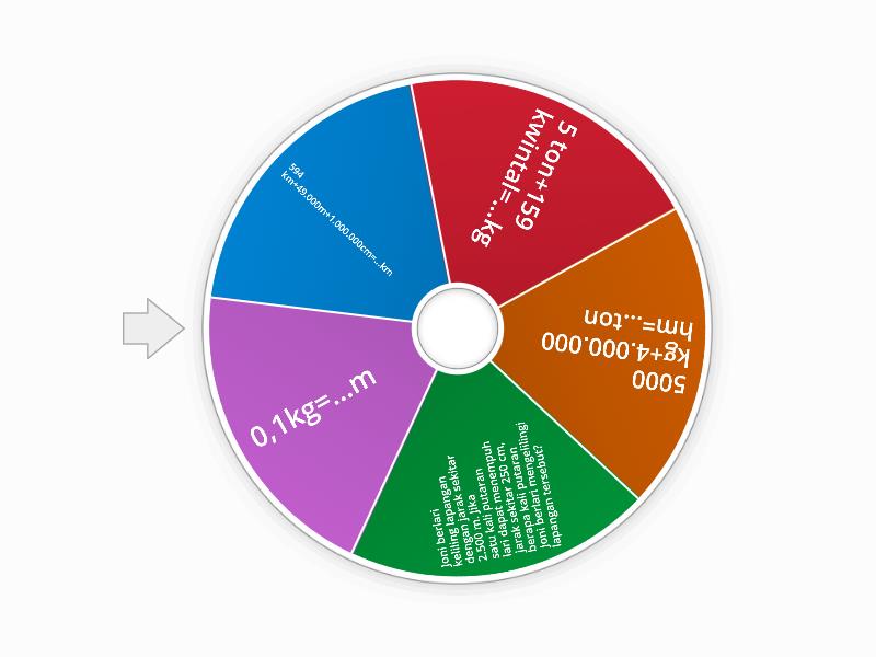 Math Quiz - Spin the wheel