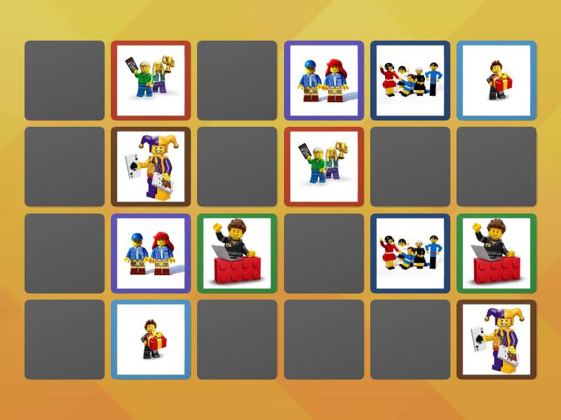 Memory Lego - Matching pairs