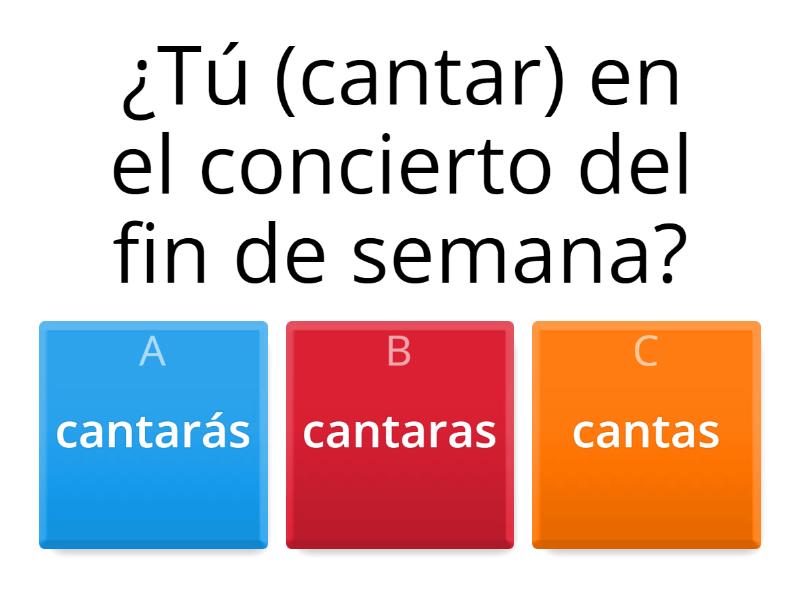 Futuro Simple 4 - Quiz