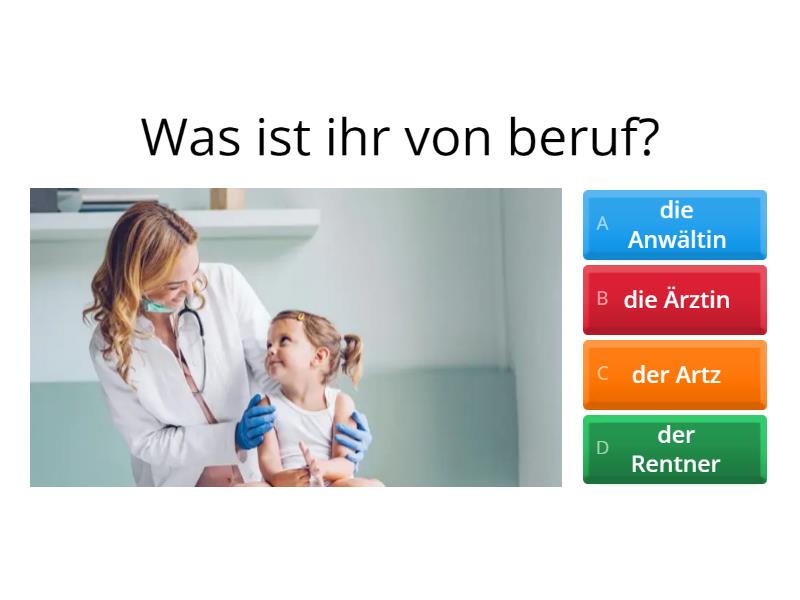 die berufe - Quiz