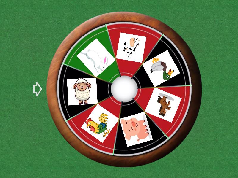animals - Spin the wheel
