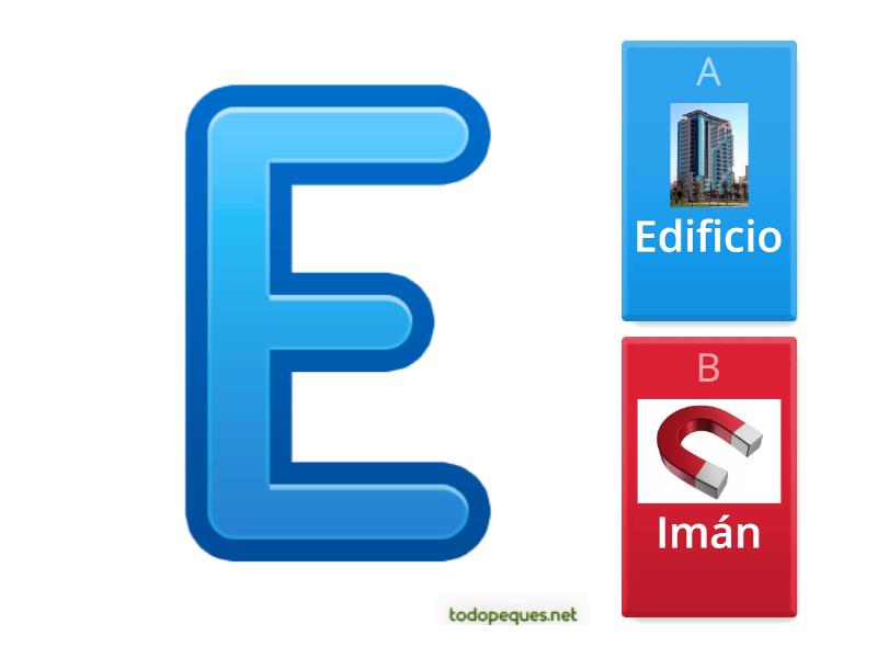 Identificar elementos con Vocal E - Quiz