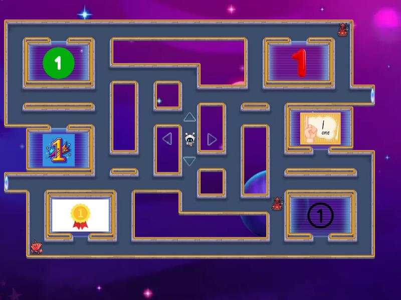 Number 1 - Maze chase