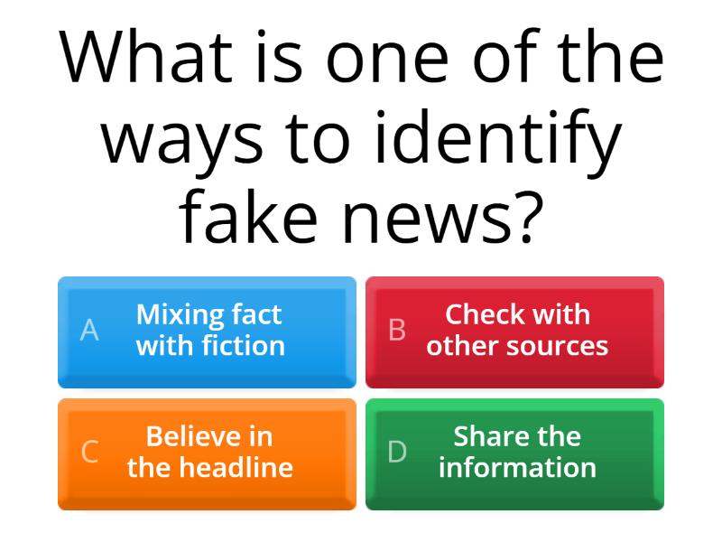 Fake news - Quiz