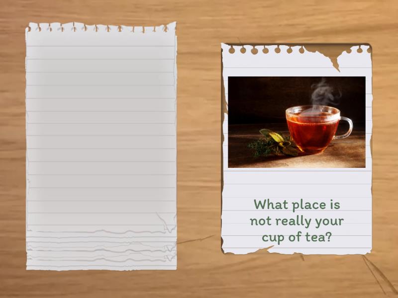 Answer the questions truthfully to practice the idioms: - Random cards