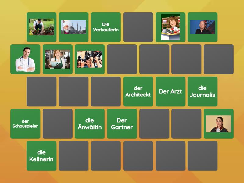 Die Berufe - Matching pairs