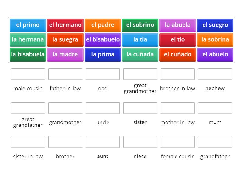 La familia - Match up