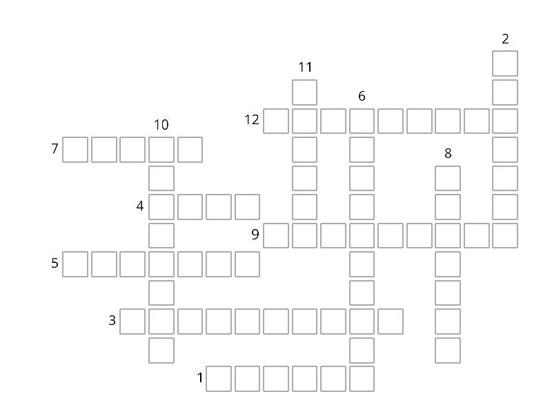 Les insectes (B1) - Crossword