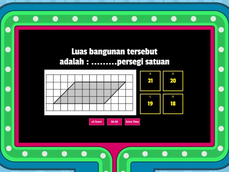 Quiz Matematika Kelas 4 SD - Gameshow quiz