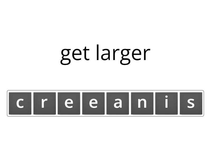20 Word list - Anagram