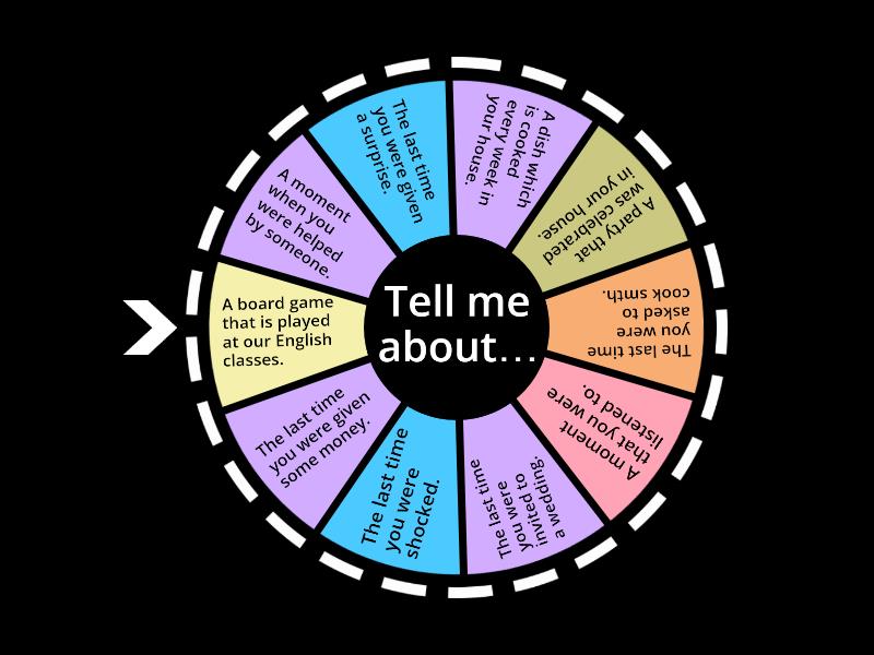 Use passive! (speaking) - Random wheel