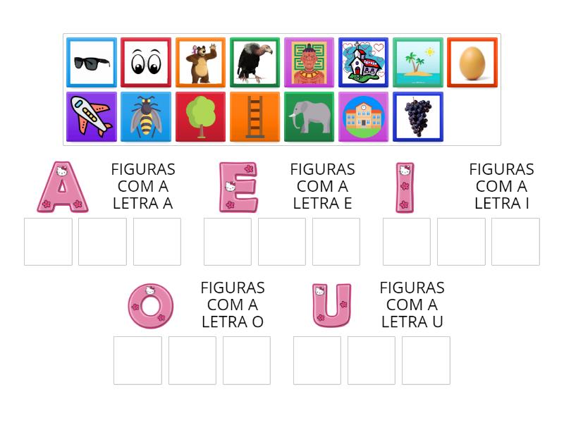 JOGO DAS VOGAIS - Group sort
