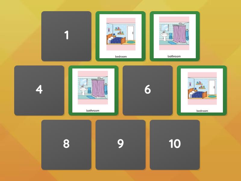 Rooms - Matching pairs