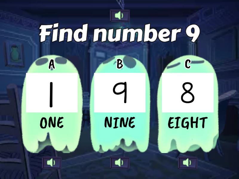 Number 9 recognition activity - Quiz