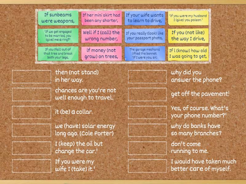Roadmap C1 5B Conditionals_mixed - Match up