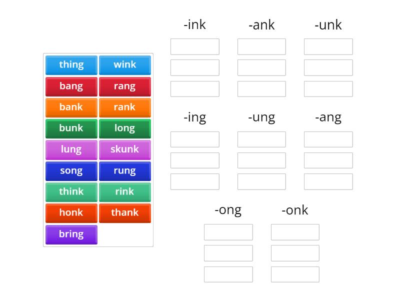Glued sounds sort - Group sort