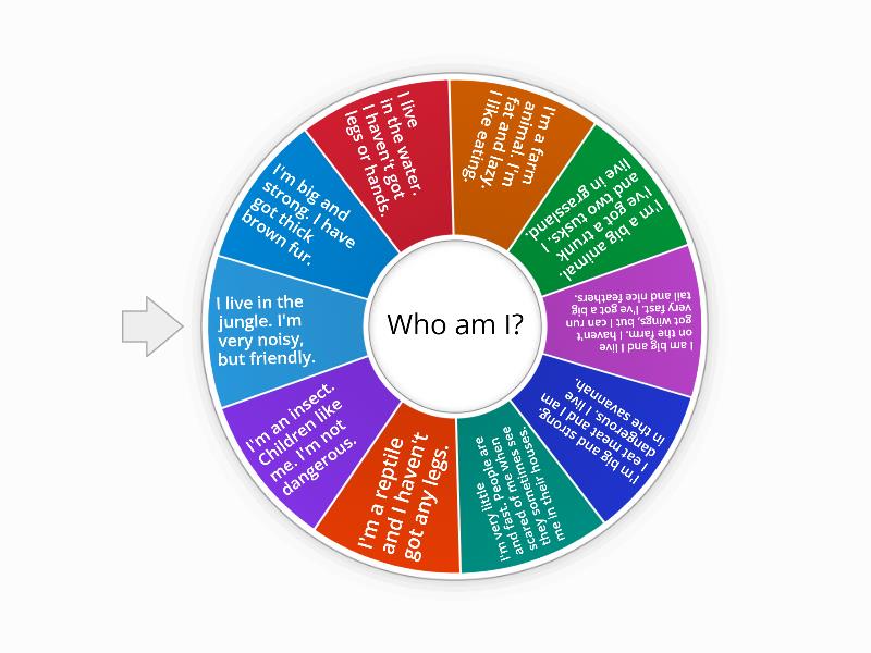 Animal Riddles - Spin the wheel
