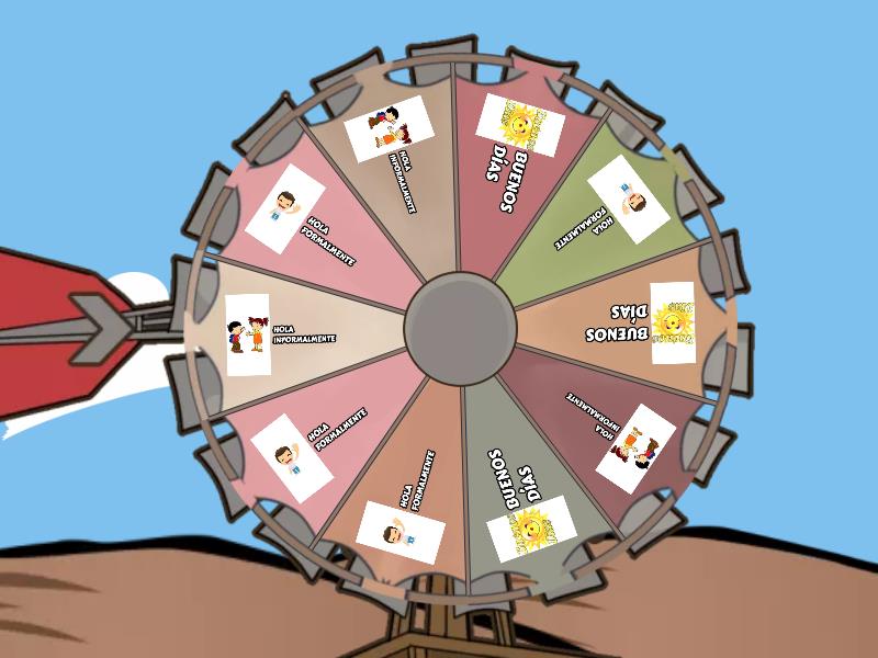 GREETINGS - Spin the wheel