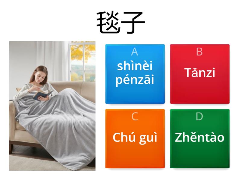 -Most Common Household Items- Chinese Vocabulary - vocabulary - Quiz