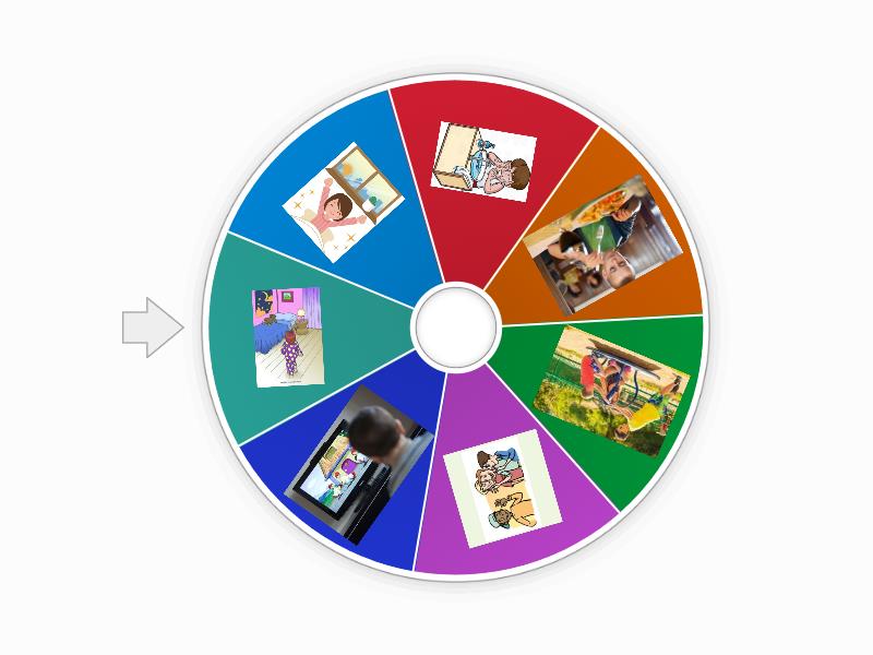 MY DAILY ROUTINES - Spin the wheel