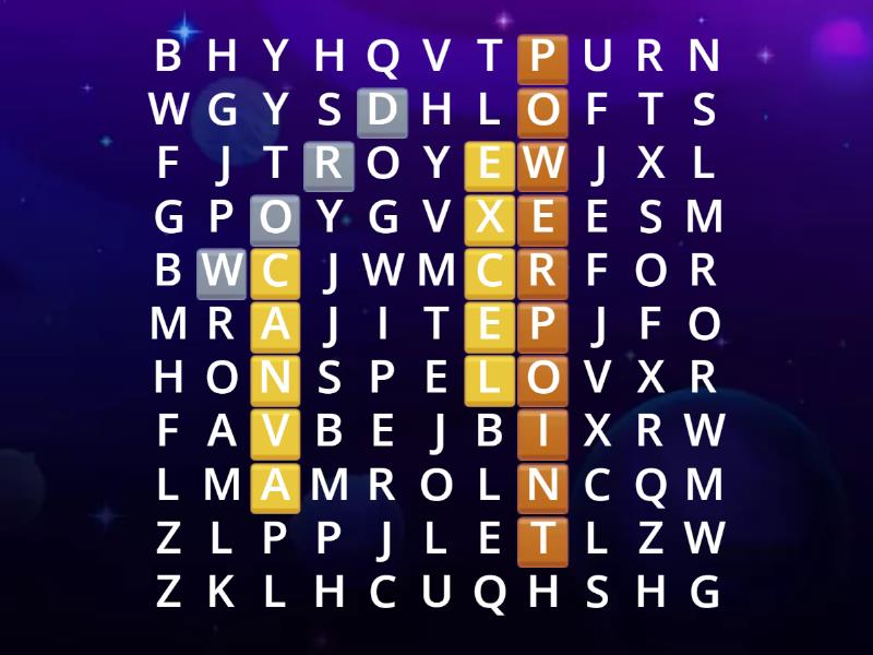 PICK A WORD - Wordsearch