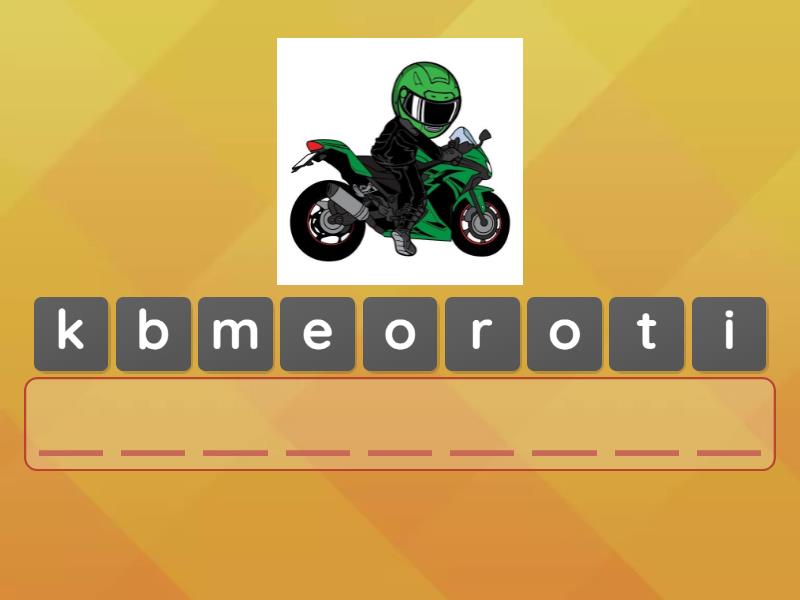 WRITE THE WORDS INTO THE CORRECT ORDER - Anagram