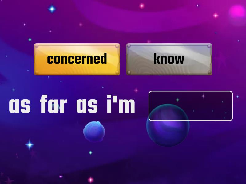 CONNECTORS - Complete the sentence