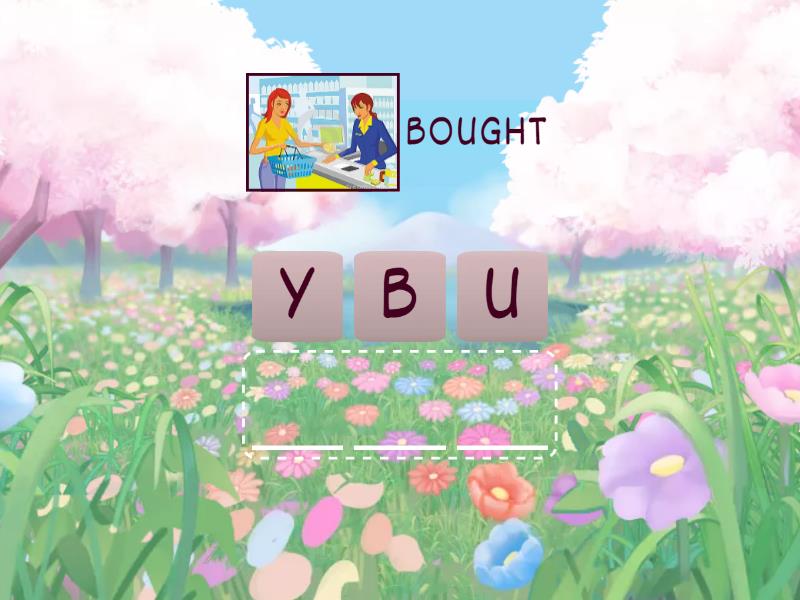 PAST SIMPLE verbs - Anagram