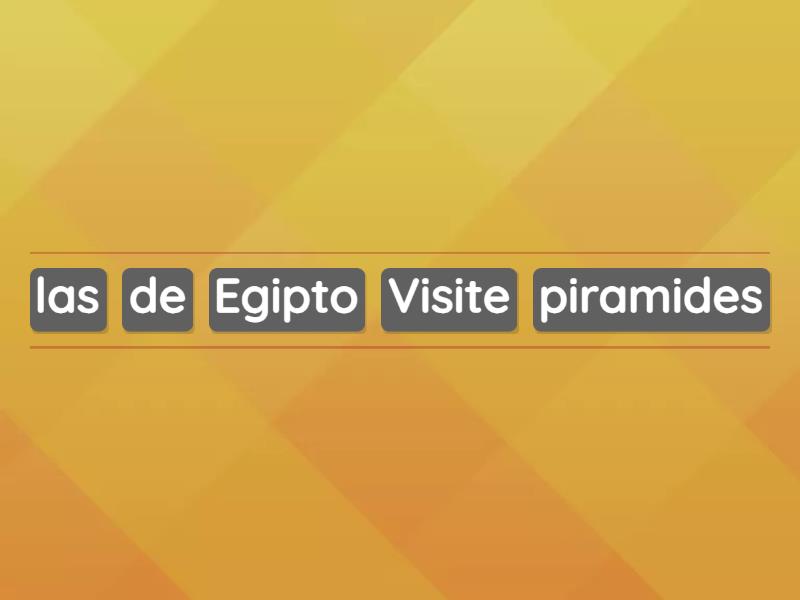 9 frases sencillas para ordenar - Unjumble