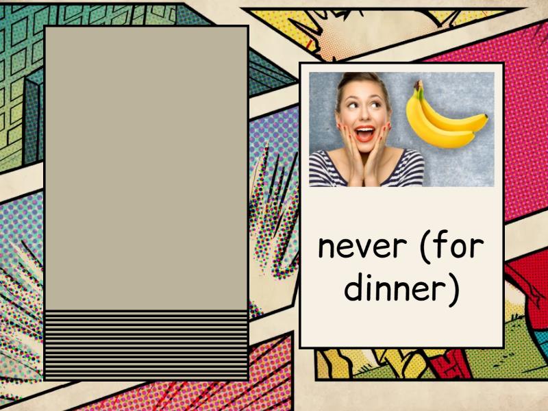 Unit 3 Adverbs of frequency - Speaking cards