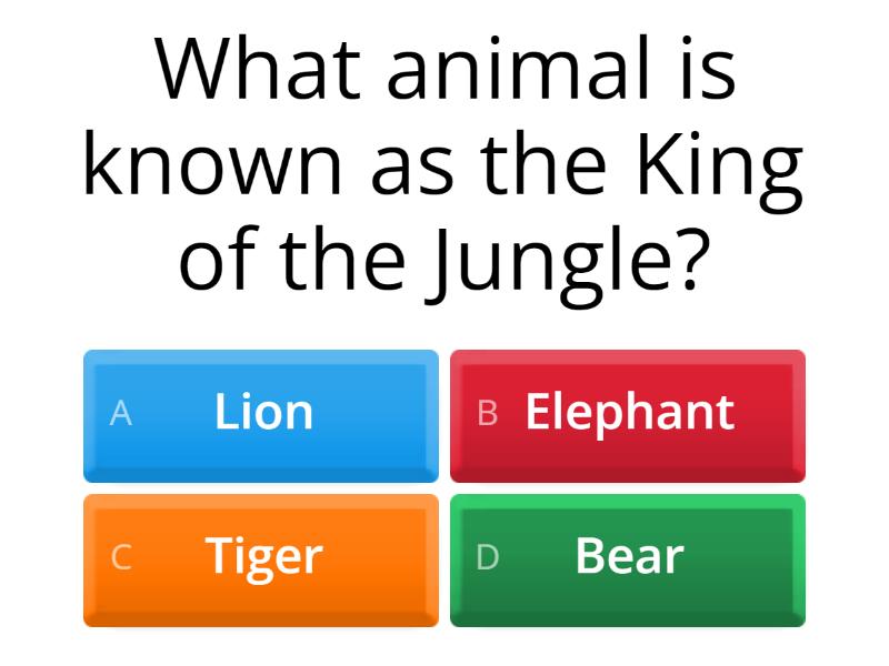 Animal Kingdom - Quiz