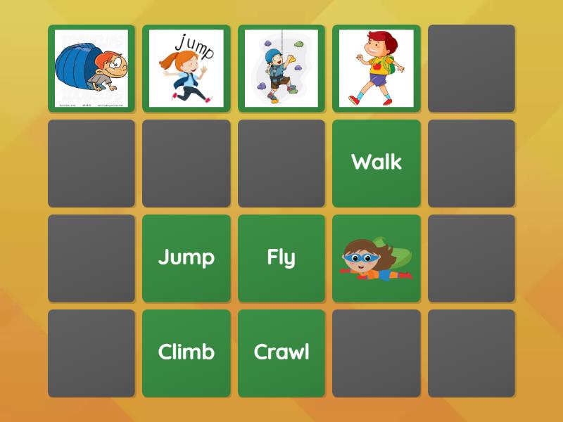 Actions Grade 2 (Flashlight) - Matching pairs