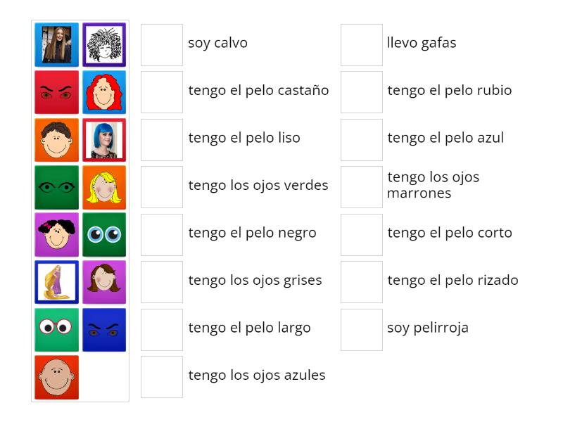 Ojos y pelo - Match up