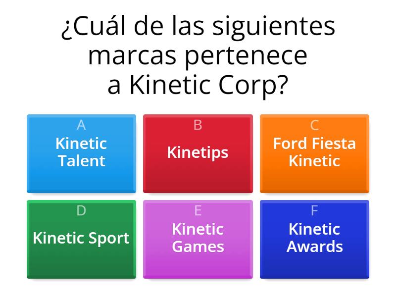 Kinetic Corp 1 - Quiz