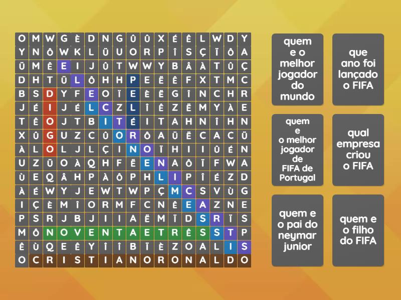 FIFA - Wordsearch