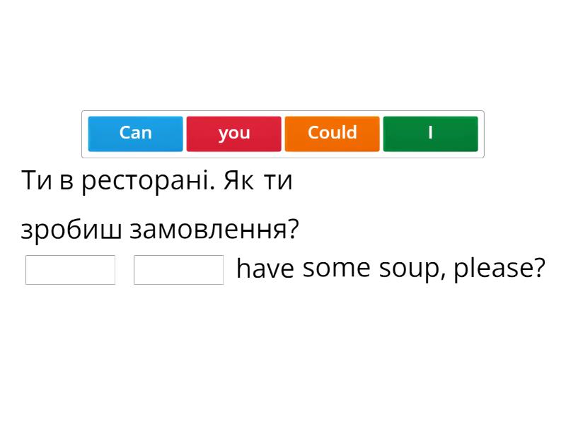 Can / Could you ... ? - Missing word